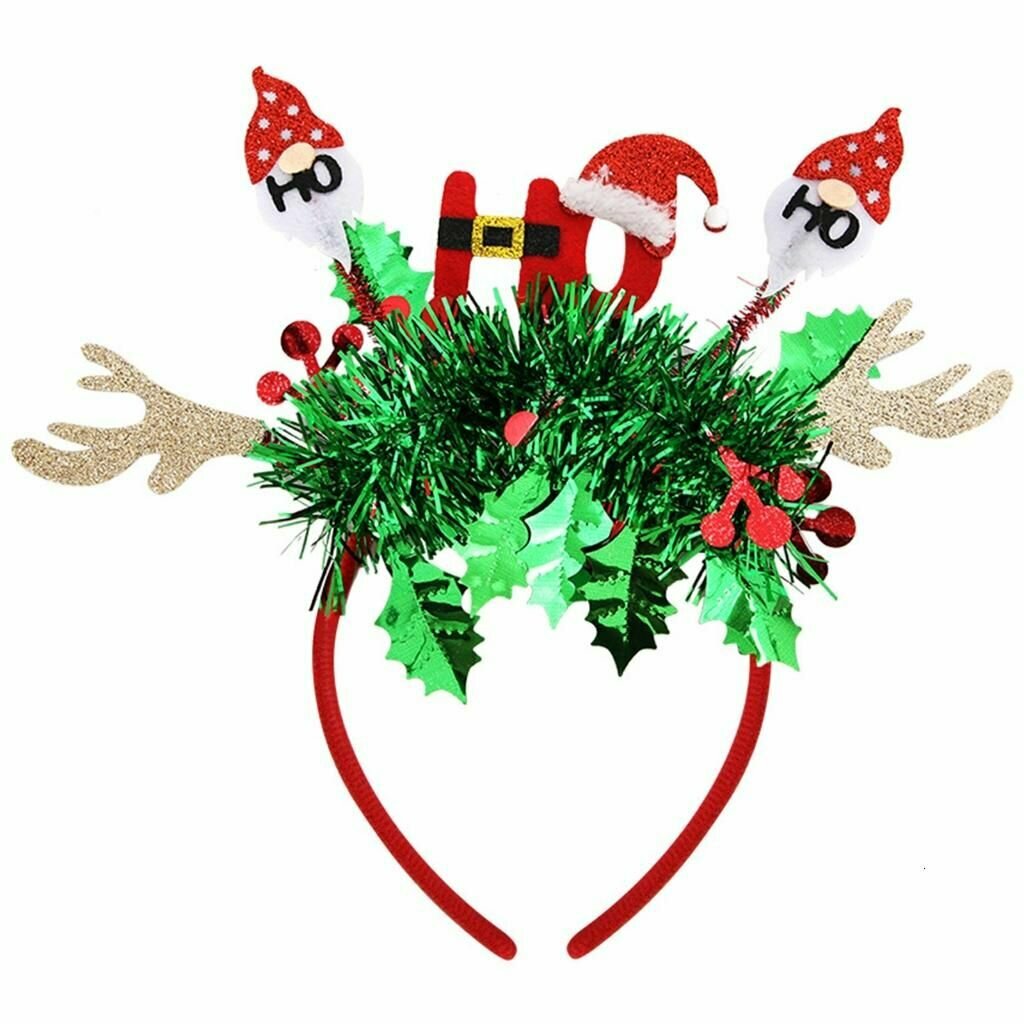 Модные головные уборы для костюмов, Рождественская повязка на голову для удобной праздничной одежды