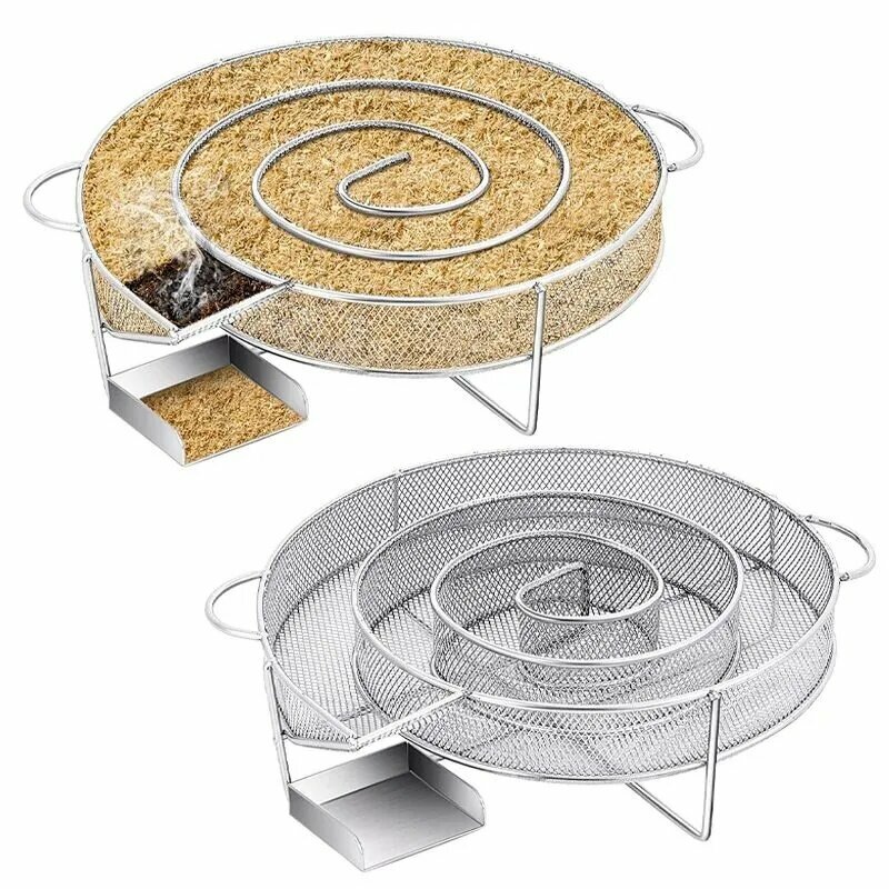 Лабиринтный дымогенератор для холодного копчения Улитка