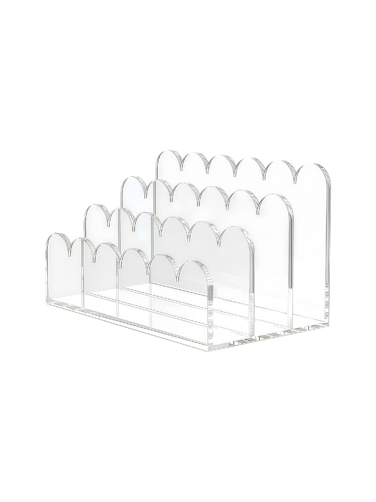 Компактный 3-слойный настольный держатель файлов для писем и канцелярских принадлежностей