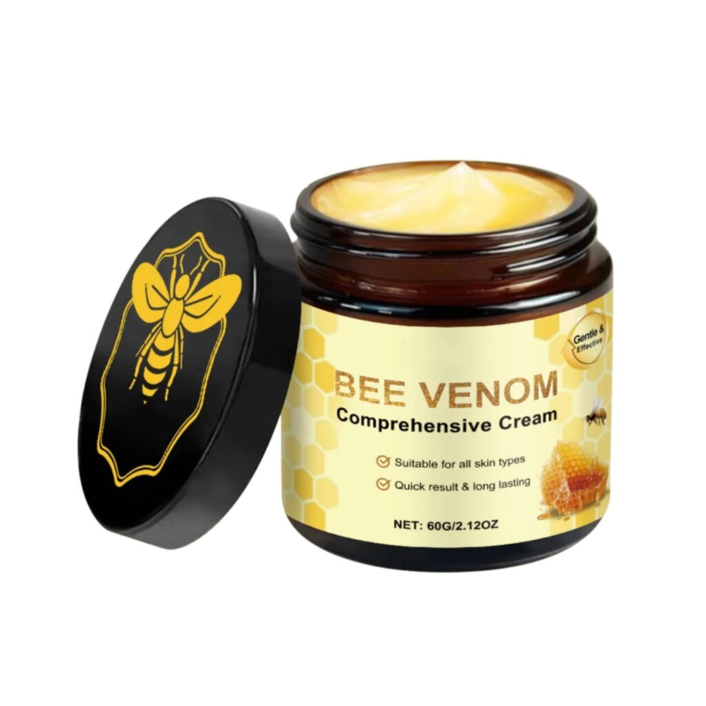 60 г пчел Увлажняющий крем с пчелиным ядом, Крем с пчелиным ядом, Восстанавливающий крем с пчелиным ядом