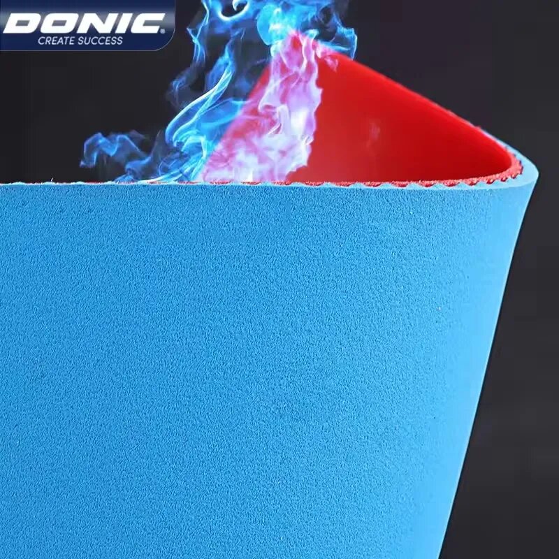 Накладка для ракетки DONIC BlueGrip C1, Германия, Макс, 1 шт, Черный матовый — фото 1