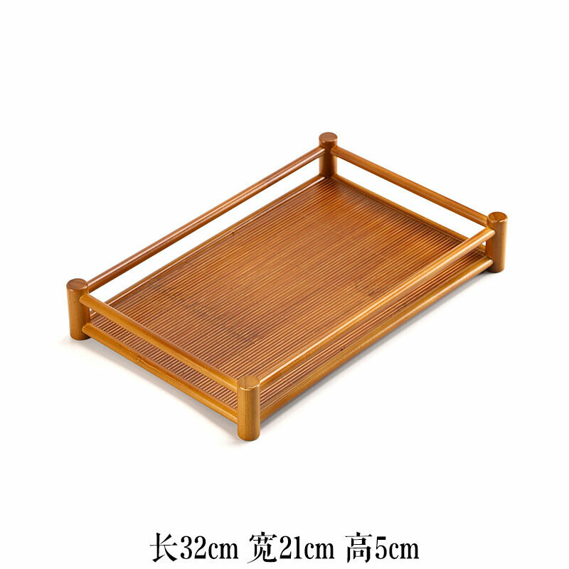 Коробка для хранения чайного сервиза, ретро бамбуковая корзина для хранения, настольная чашка для чая, новый китайский стиль дзен с крышкой, органайзер