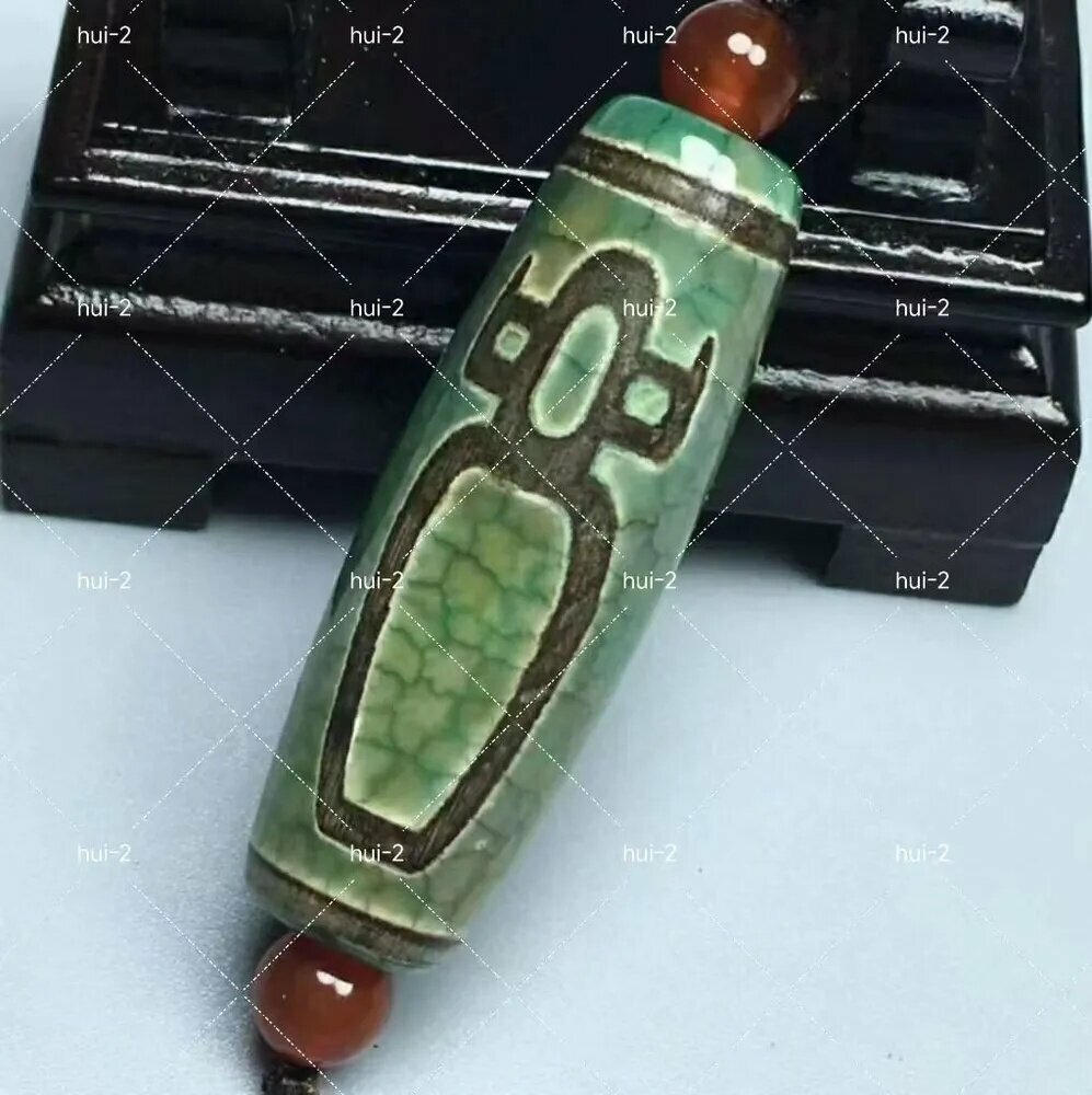 Бусина ДЗИ Кубера Бог богатства / Самый мощный денежный талисман быстрое богатство / Амулет на деньги