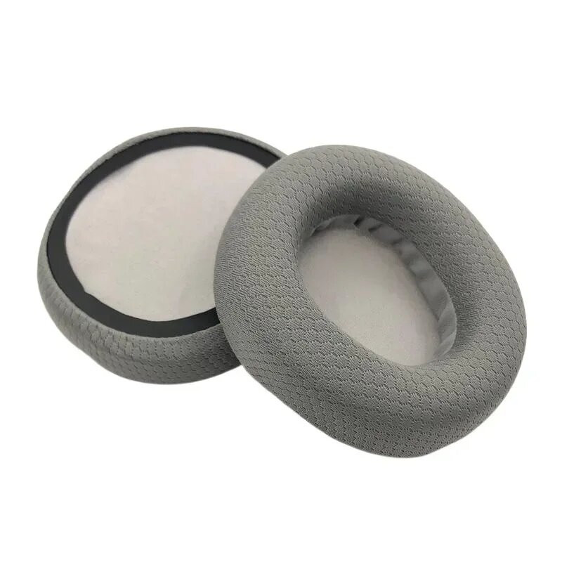 Кожаные охлаждающие амбушюры для наушников Arctis Nova Pro TMOWUK Grey Mesh Earpads