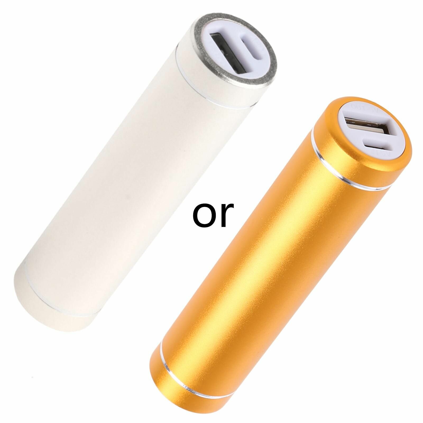 Портативный USB-аккумулятор для элементов 18650, Золото