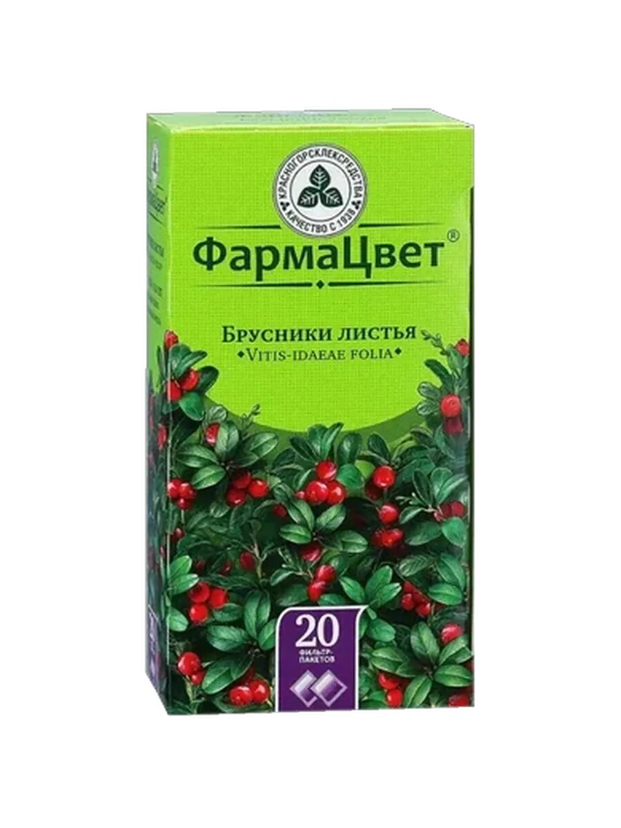 Брусники лист фильтр-пакеты 1,5г №20