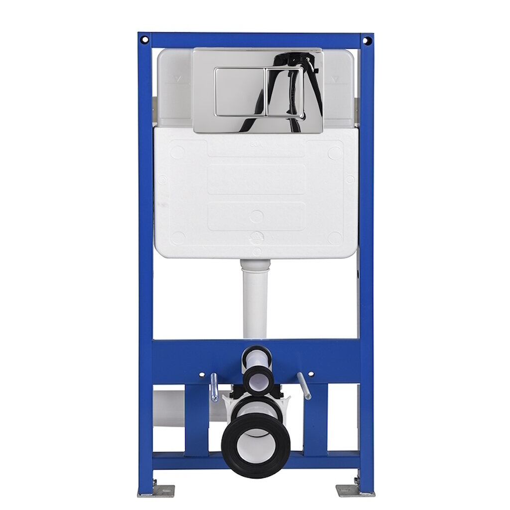 Инсталляция для унитаза Sapbox SBOX 108C.500 с кнопкой 806SS-CH глянец хром