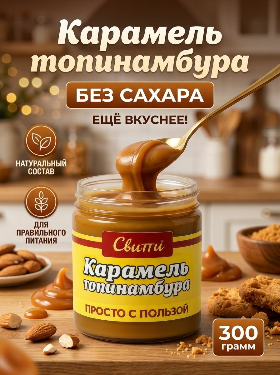 Карамель топинамбура без сахара Switti 300 г