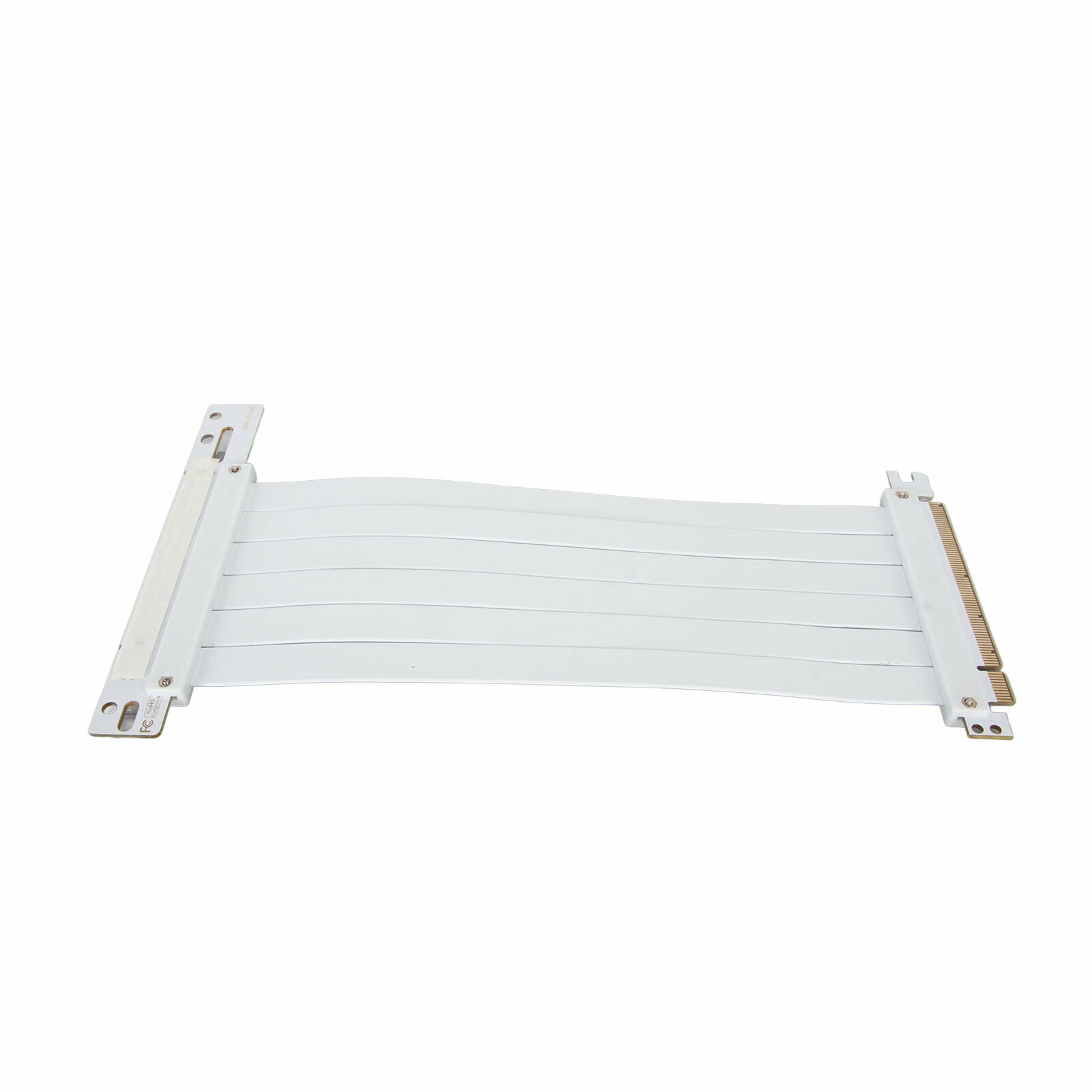 Кабельудлинитель PCIE 3.0 x16, 90 градусов, гибкий, белый, 50 см 50CM