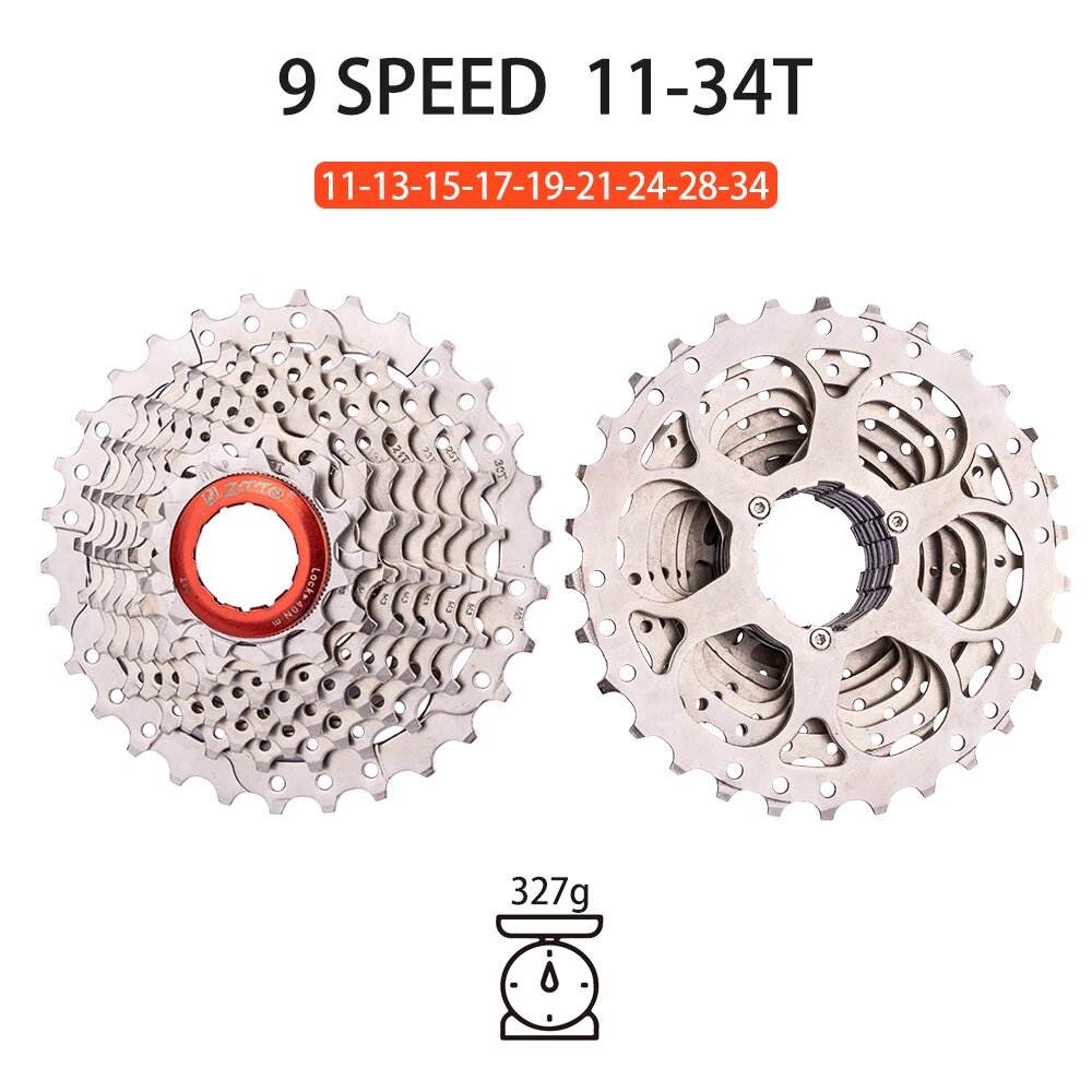Кассета ZTTO 9 скоростей 11-34T