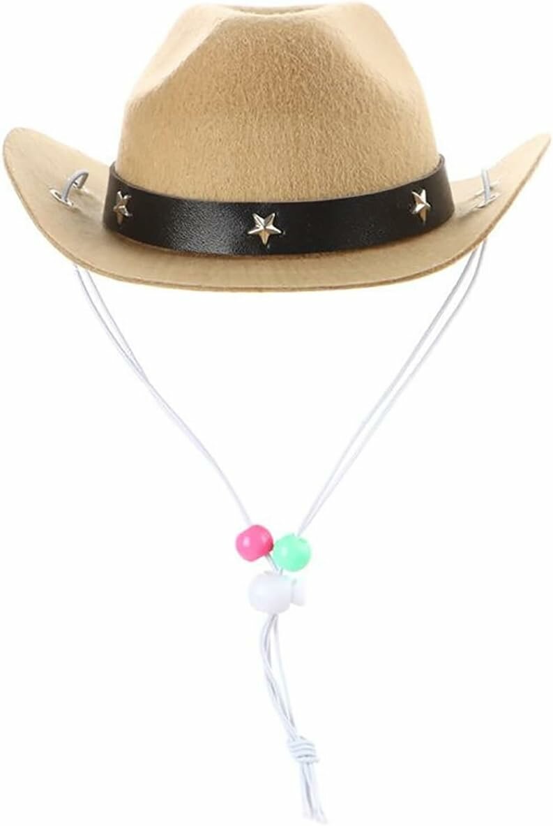 Цилиндр для домашних животных с бабочкой, аксессуары для домашних животных, костюмы на Хэллоуин для собак и кошек, костюм ковбоя в стиле вестерн для котят на день рождения, черный.