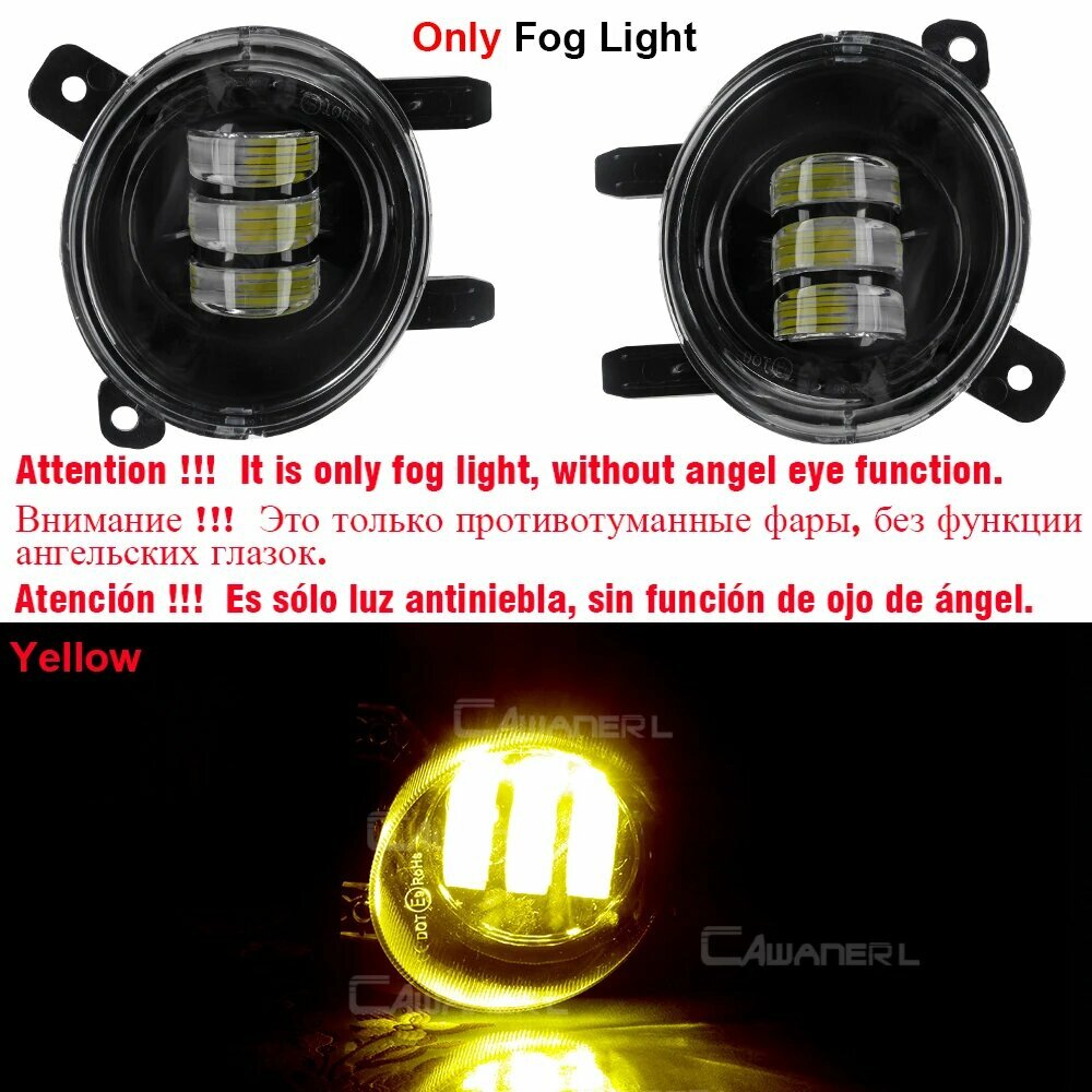 2 X автомобильные противотуманные фары «ангельские глазки» светодиодные дневные ходовые огни DRL для BMW F30 F34 F31 316i 320i 316d 325d 330d 318d 320d 335d 328i 335i Without Angel Eye