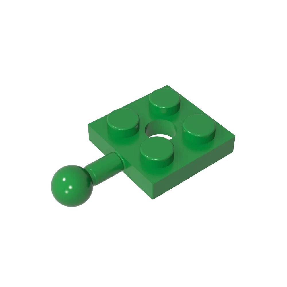 Gobricks пластиковые блоки Изумрудный (040)
