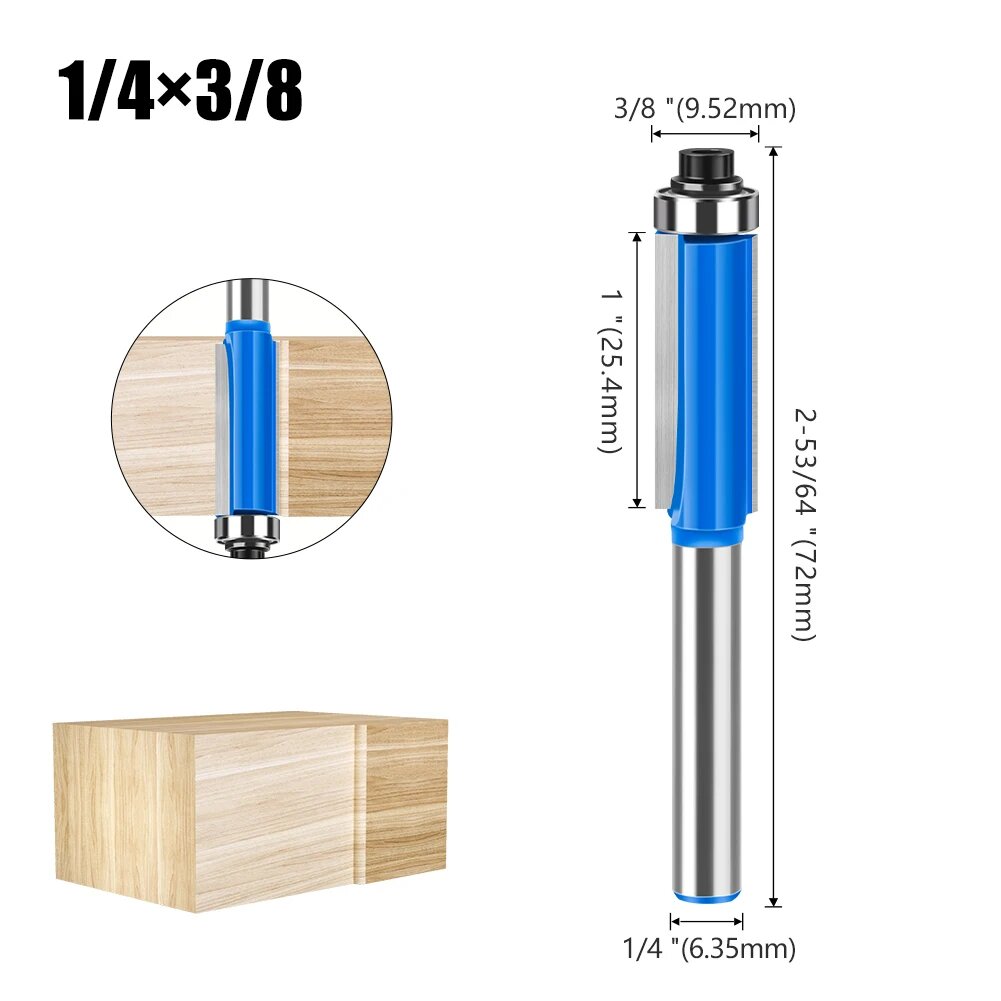 Фреза для дерева 6 мм, Cutting Edge Length: 6.35X9.52mm