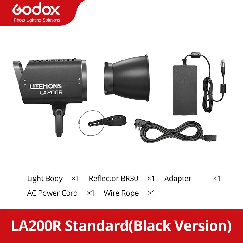 GODOX LA150R LA200R LA300R LA300Bi LITEMONS Полноцветный светодиодный свет с приложением для управления Фотографический свет Монтаж Bowens для видео Vlog