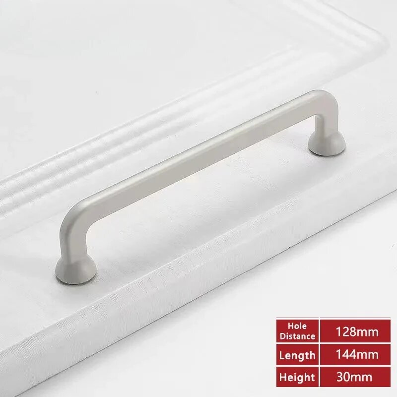 Ручки для шкафов Light Gray 128mm