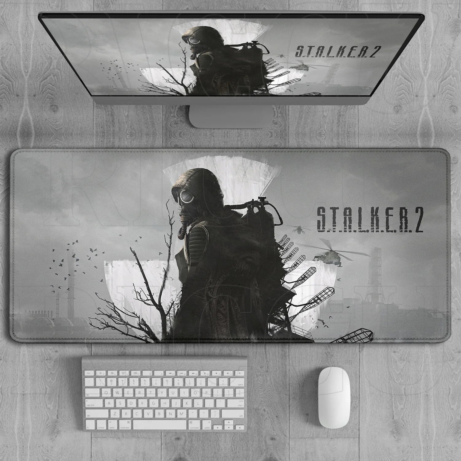 MINISO Расширенный коврик для мыши Stalker 2 400x900mm, A 9