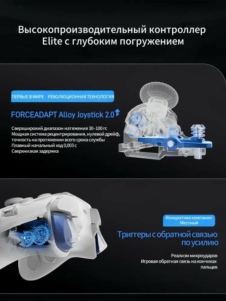 Геймпад Flydigi APEX 5 для ПК, Switch, Android, IOS Игровой контроллер