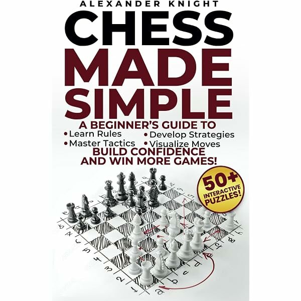 Chess Made Simple: A Beginner's Guide to Learn Rules, Develop Strategies, Master Tactics, Visualize Moves, and Build Confidence to Win More Games!，Reprinted paperback book