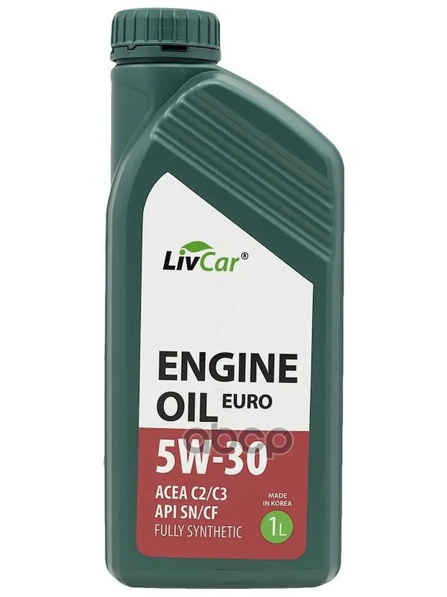LivCar Livcar Engine Oil Euro 5W30 1Л C2/3 Sn/Cf