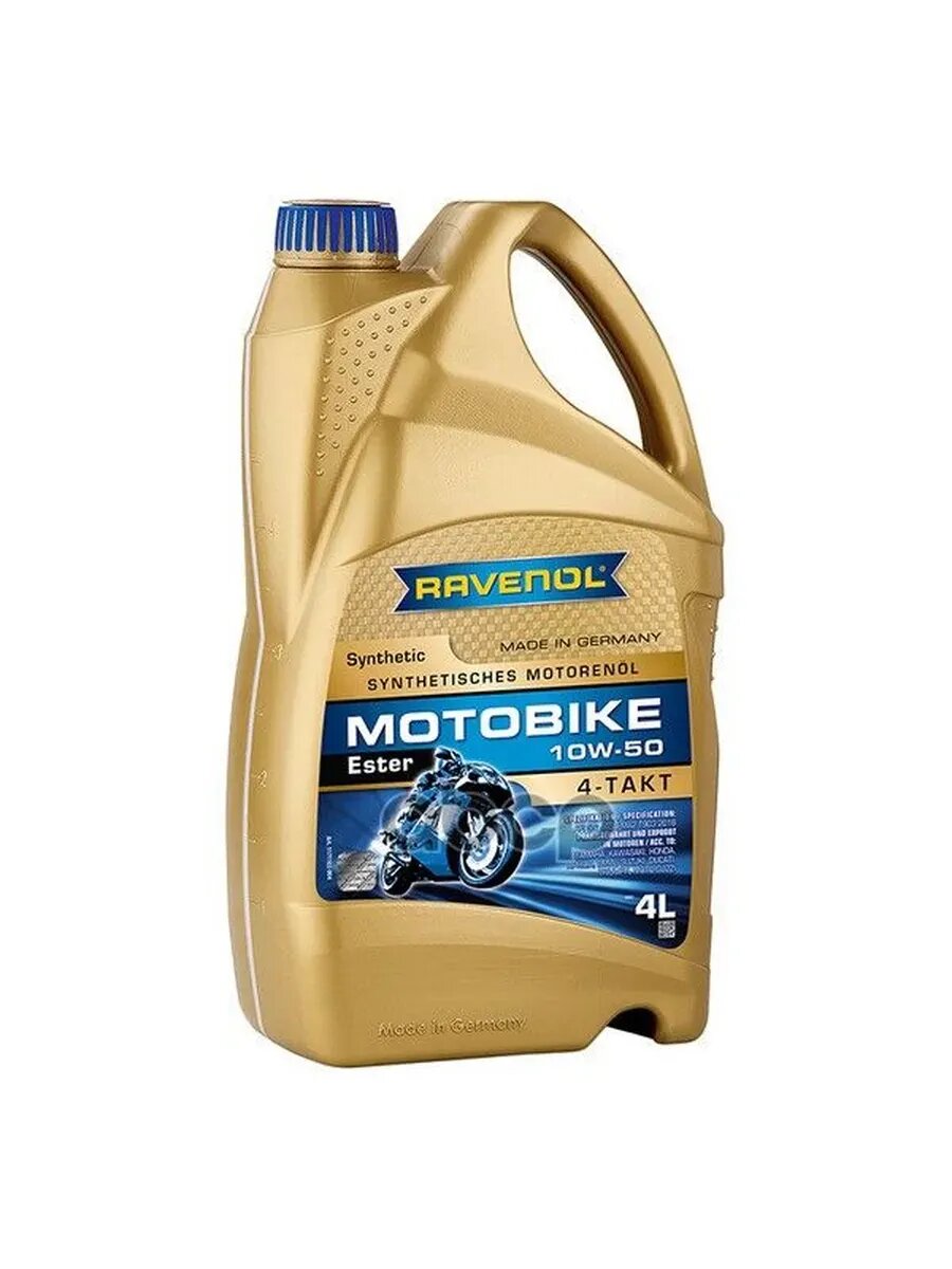 Ravenol 4T Motobike Ester 10W50 (4Л) (Мототехника) 401483573