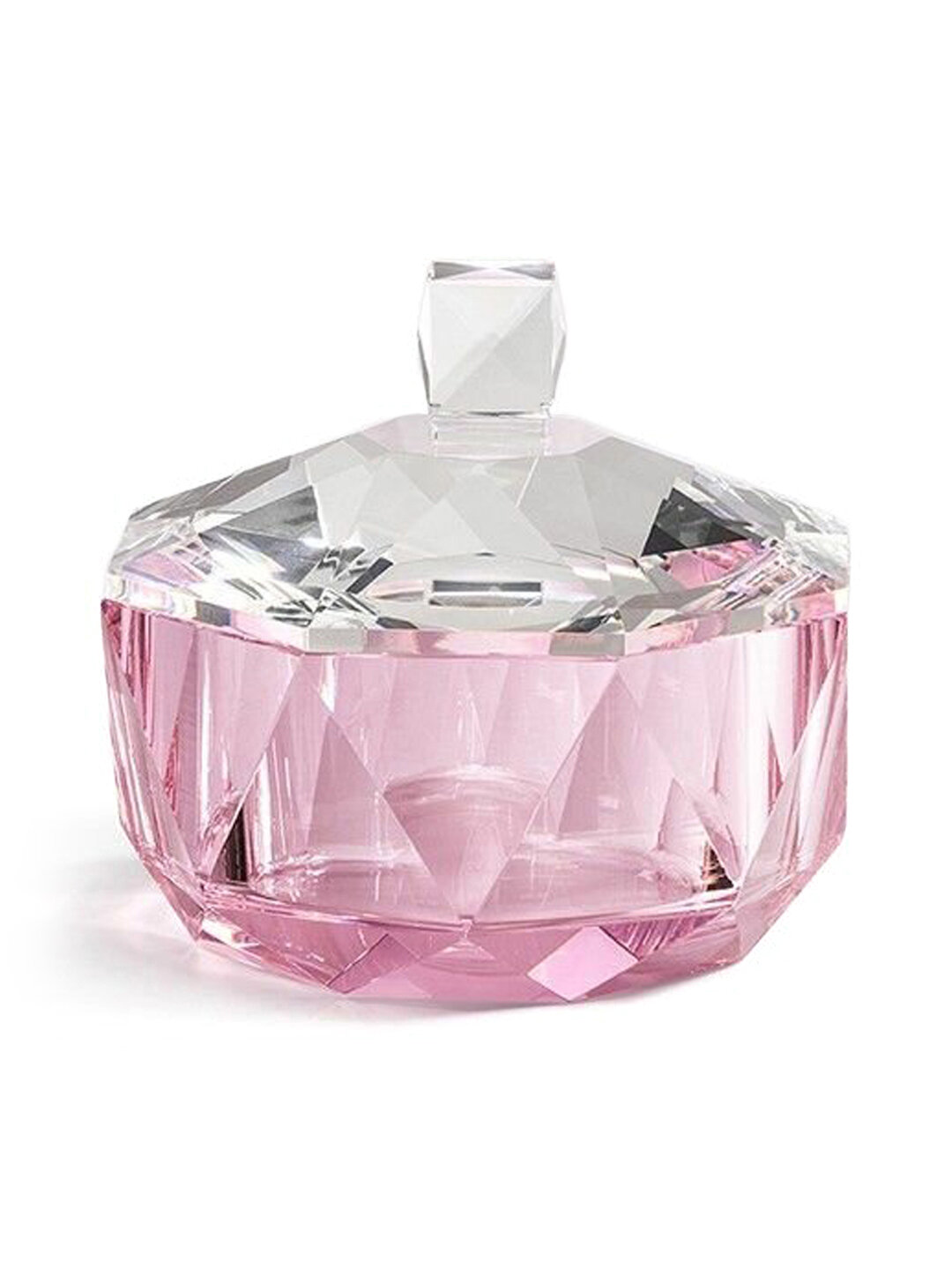 Шкатулка Togas "Грантен", хрусталь, ручная работа, нежно-розовая, 13 см x 10 см