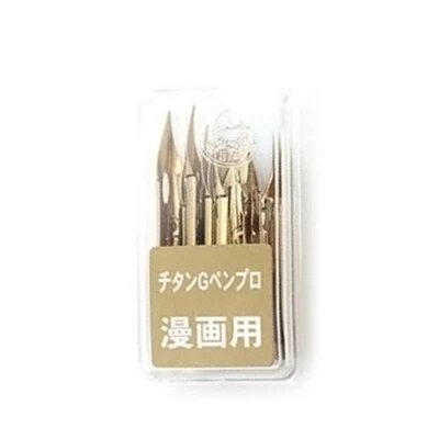 Ручка ZEBRA-G титановая 10 Titanium gold tip