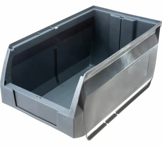 Ящик для хранения Gigant 400x230x200 мм, пластиковый, темно-серый 32087