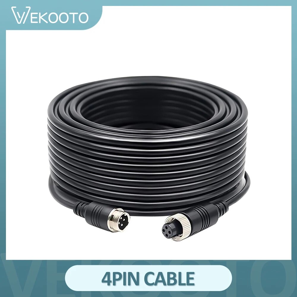 VEKOOTO 4-контактный авиационный видеокабель 10 м 5M
