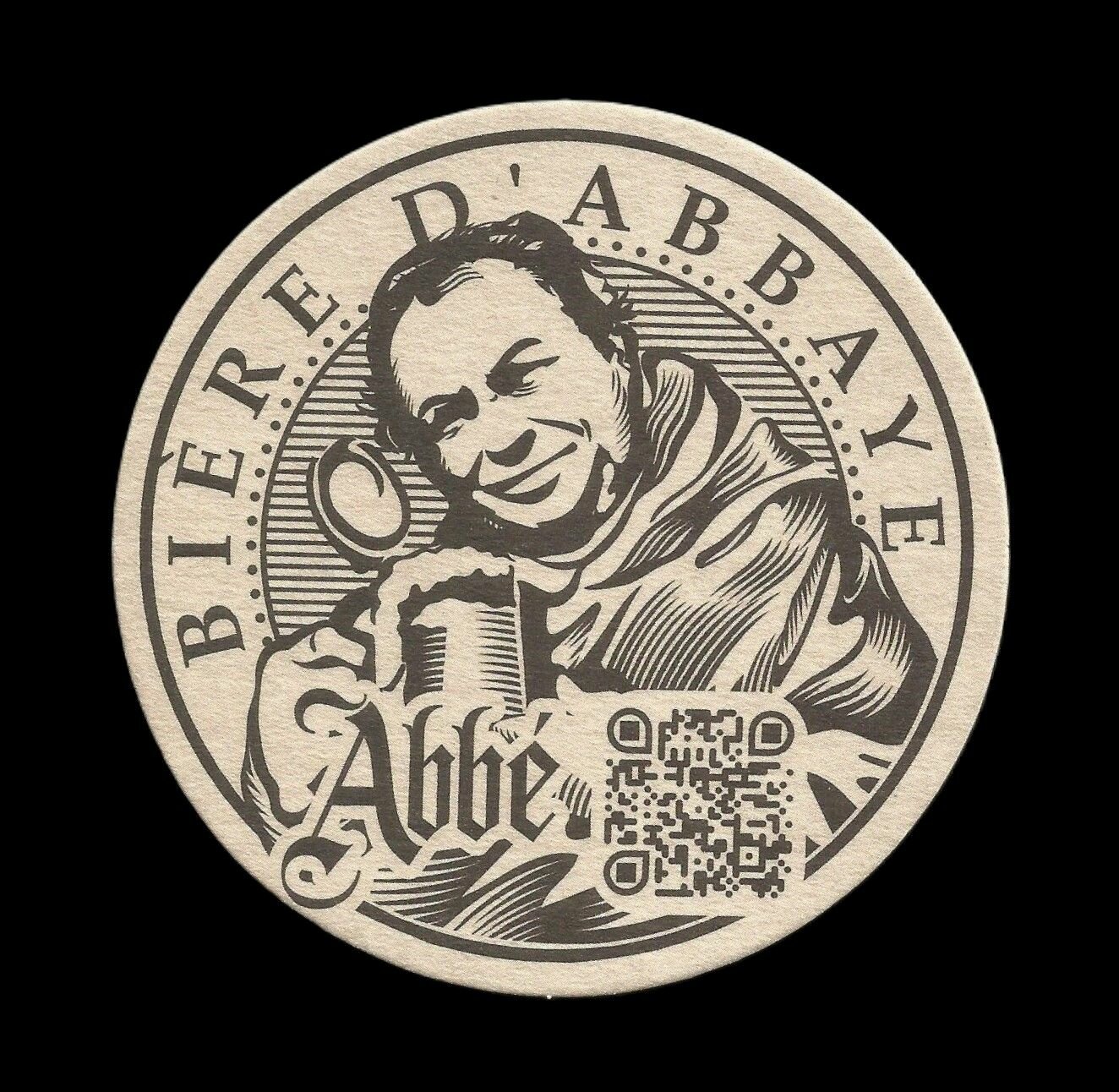 Бирдекель (костер) Бельгия Abbe (подставка под пивной бокал)