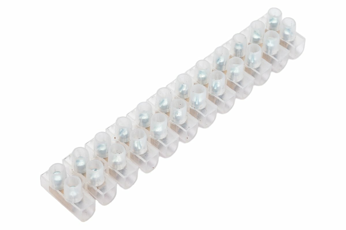 STEKKER клеммная винтовая колодка LD227-3A полиэтилен, линейка на 12 штук, код 39898