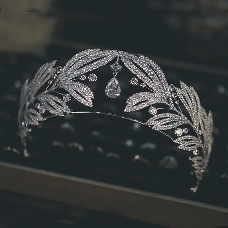 Свадебная корона George Black, серебро, Style B