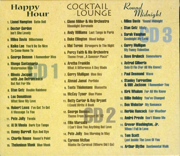 Диск Bar Jazz - Various Artists (3 CD) — фото 1