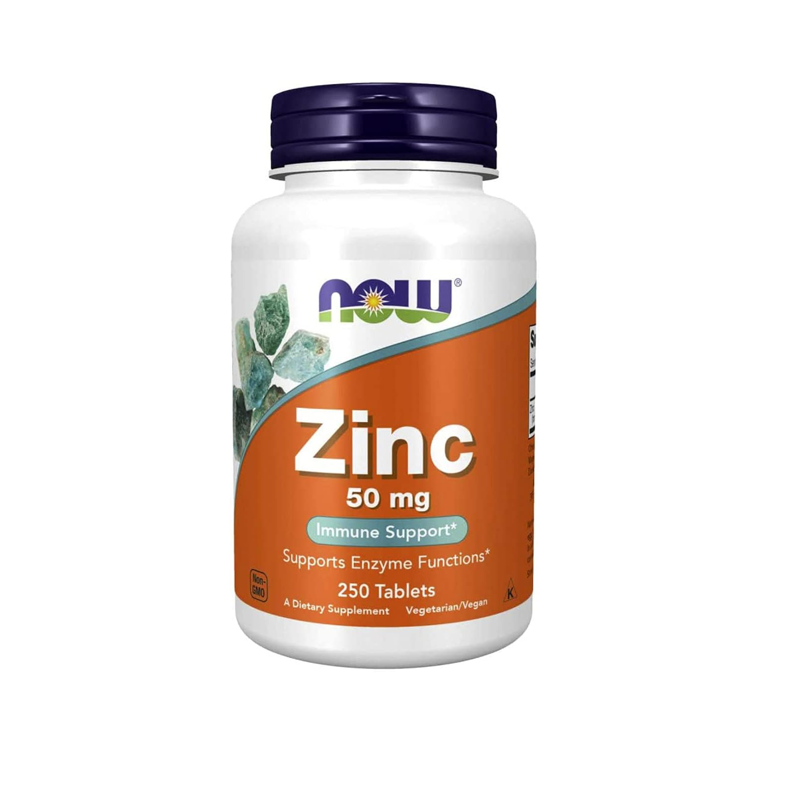 Глюконат цинка Now Foods Zinc gluconate, 50 мг, 250 таблеток