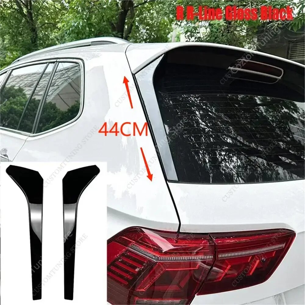 Спойлер на заднее стекло VW Tiguan MK2 R-Line, Gloss Black