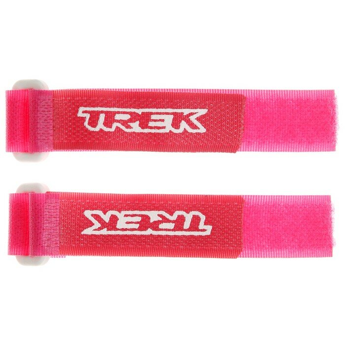 Зажим-липучка для лыж узкий TREK, цвет фуксия