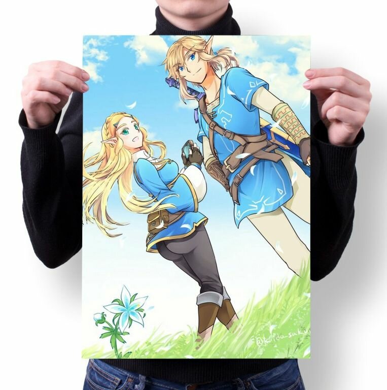 Плакат The Legend of Zelda, Легенда о Зельде №5, А1