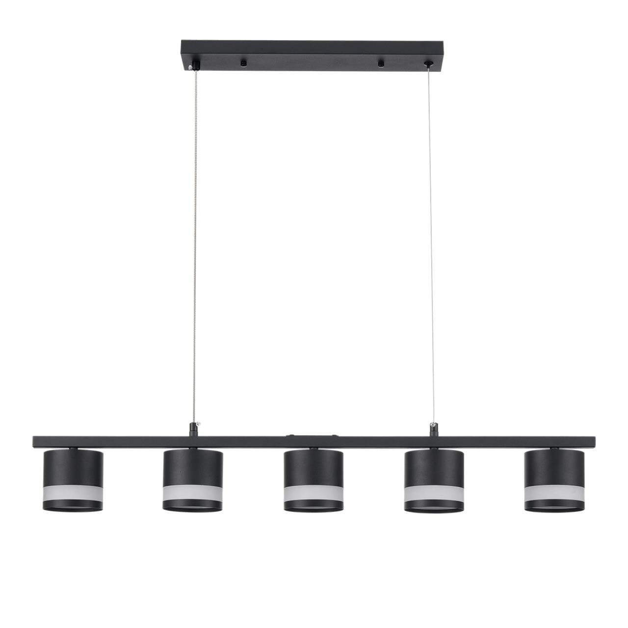 8240/5 COMFI LN25 черный, металл/акрил Светильник подвесной LED GX53 5*7W 220V LANIKA