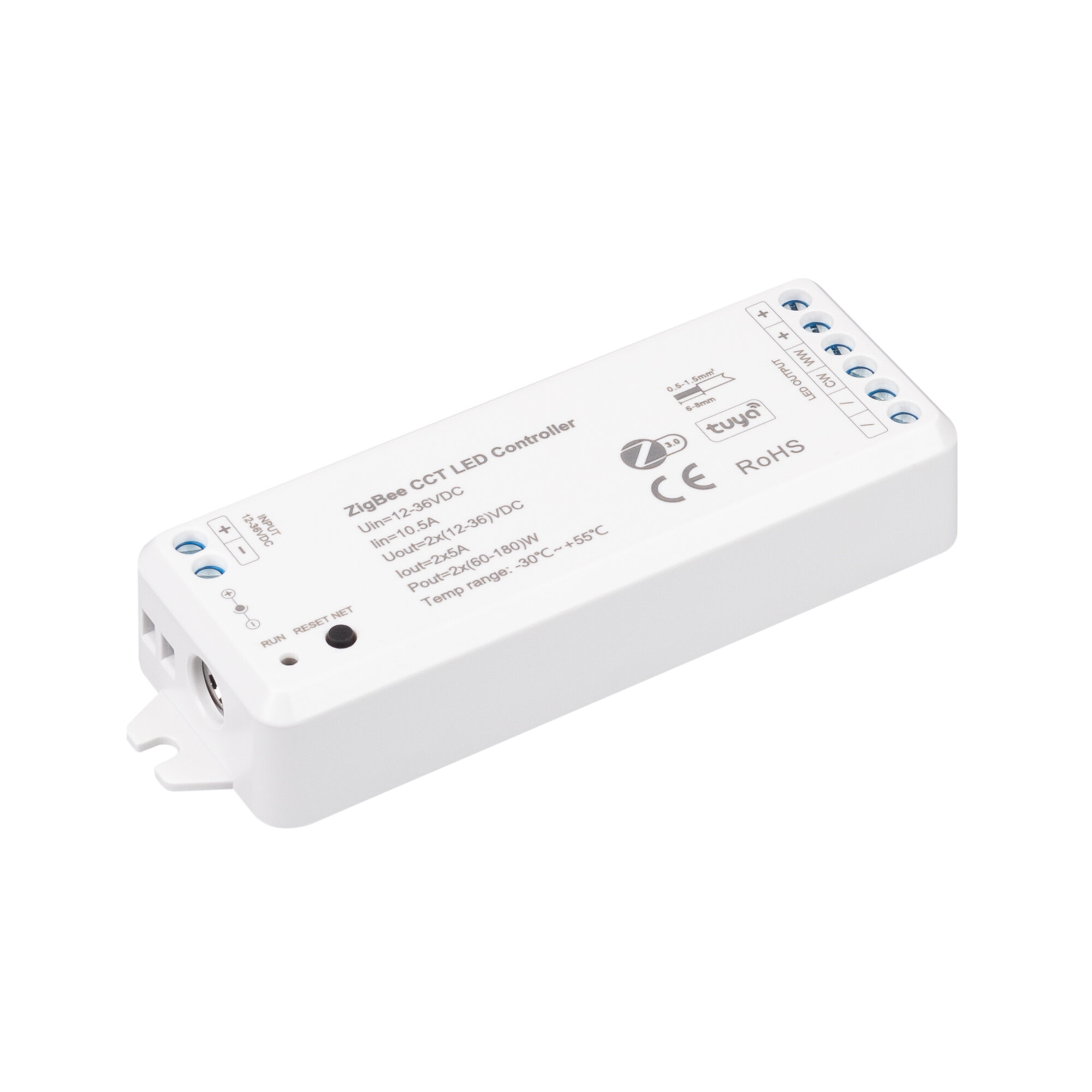 Диммер Arlight INTELLIGENT ARLIGHT Диммер SMART-PWM-102-72-MIX-SUF (12-36V, 2x5A, ZB) (IARL, Пластик)