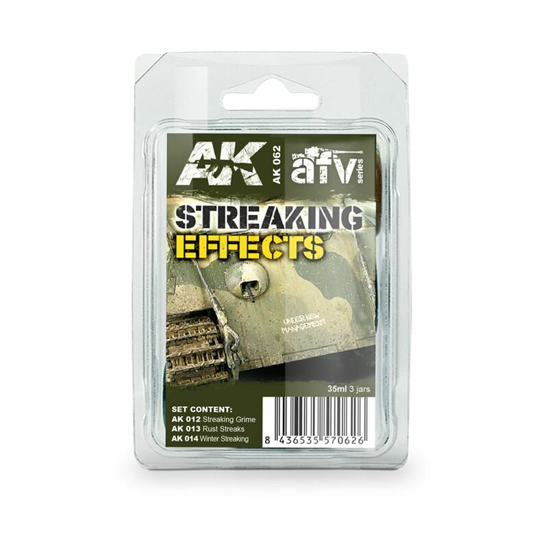 Набор красок AK Interactive Streaking Effects Set