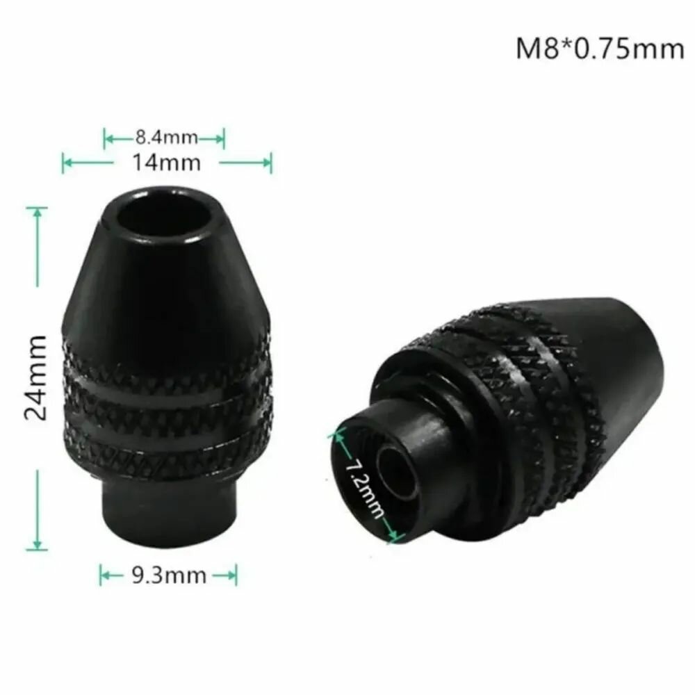 Насадка для гравера Мини патрон для гравера быстрозажимной POLSTEN, посадочная резьба М8 х 0,75 (арт.315)