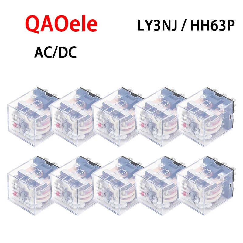 Реле LY3NJ HH63P 220В 10А 11 контактов DC12V