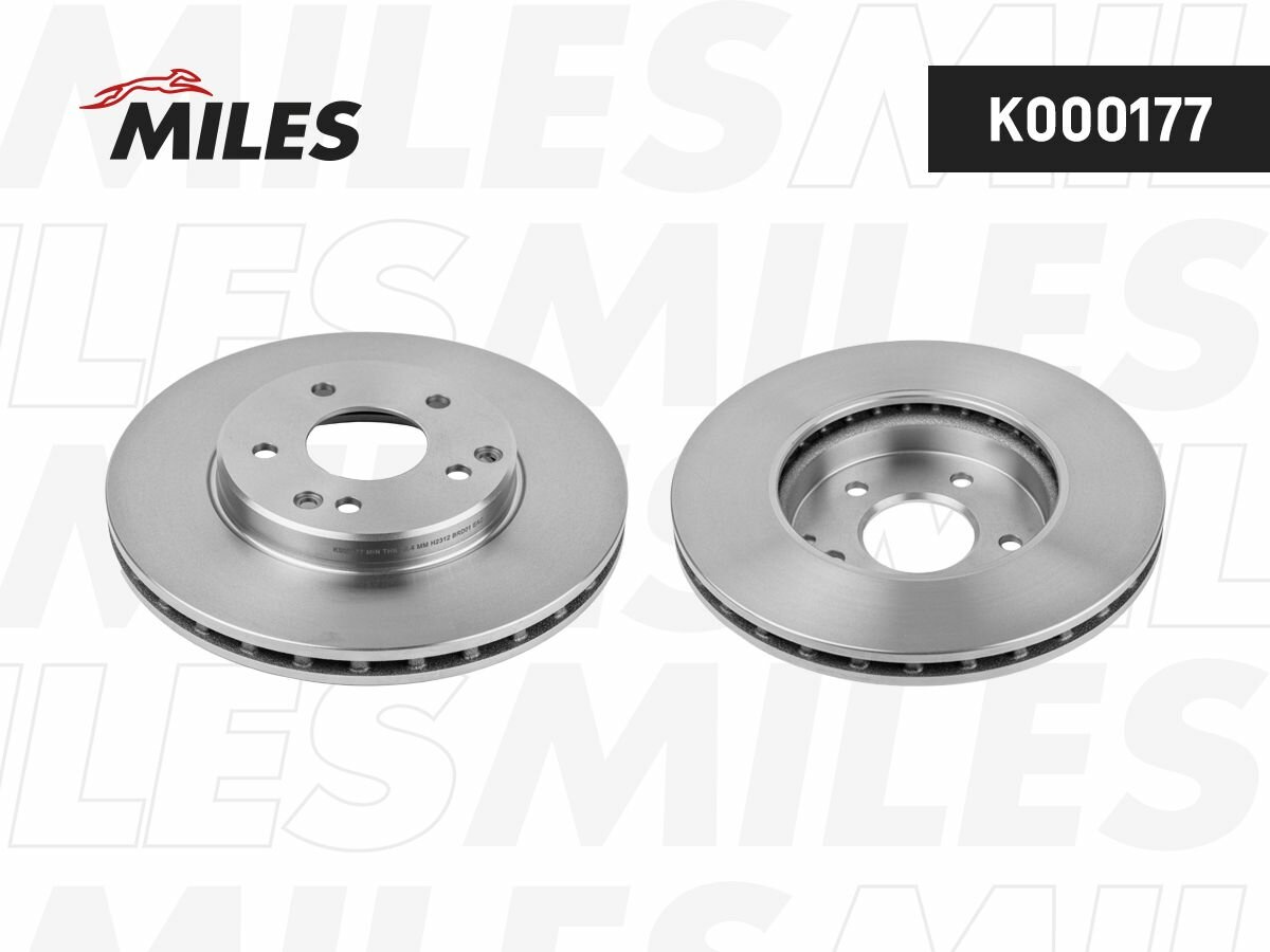 MILES Диск тормозной передний MERCEDES W202/ W203/ W210/ R170 2.0-3.0 (TRW DF4180) K000177