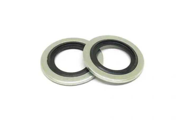 Уплотнительное кольцо сливной пробки масляного поддона двигателя для ВАЗ (LADA) Largus / Ларгус, Vesta / Веста, X-Ray / Renault (Рено) Logan / Логан, Sandero / Сандеро, Megane II, Clio / Nissan / Peugeot / Citroen / Francecar FCR210122 (2 шт.) - Francecar