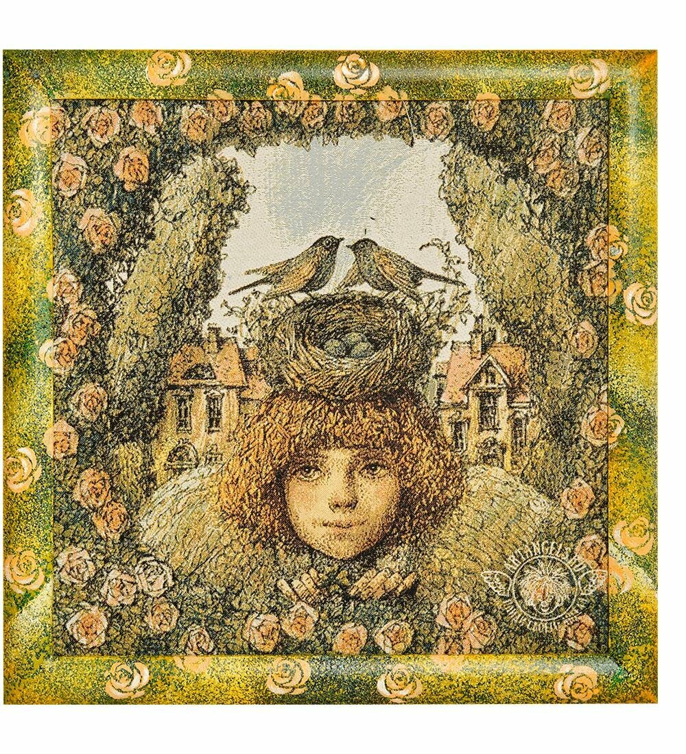 Гобелен в расписной раме Семейного счастья Вам А. Наливкина 45х45 A2174359 Artangels, Гобелен, дерево