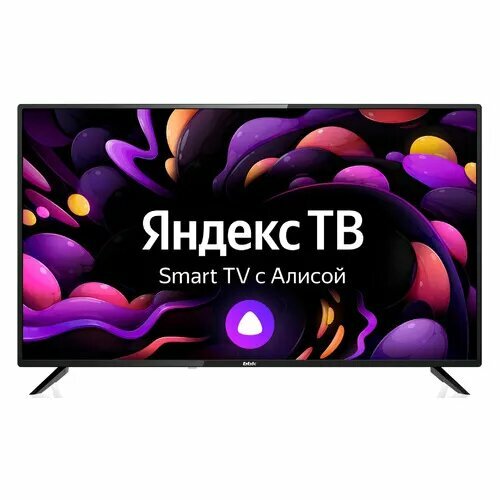 40" Телевизор BBK 40LEX-7257/FTS2C, FULL HD, черный, смарт ТВ, YaOS