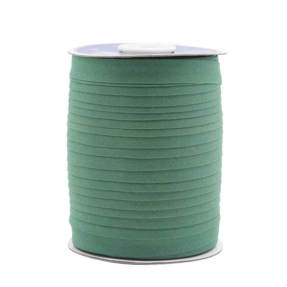 Косая бейка для шитья хлопок 100% Айрис, 15 мм*132 м (084 хаки)