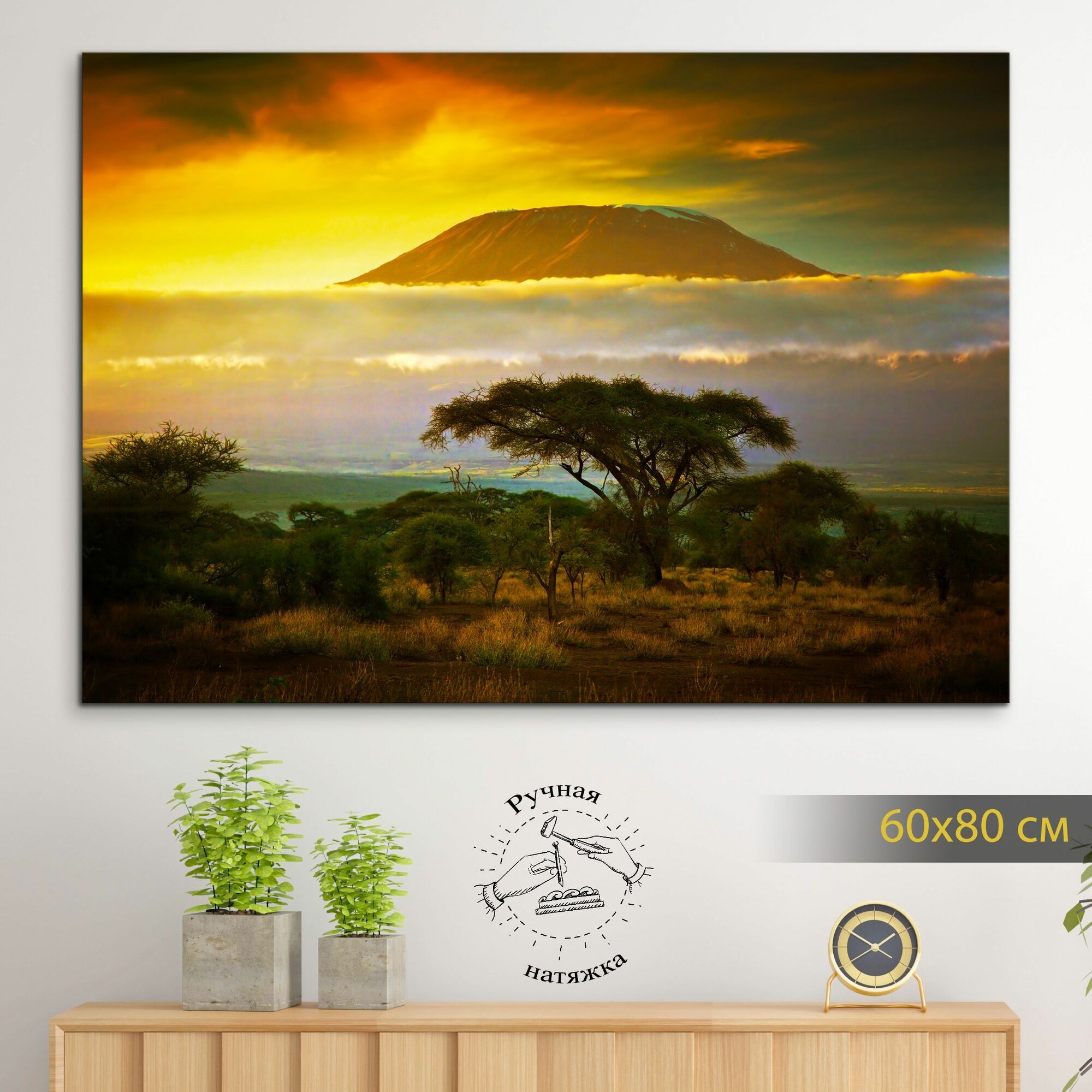 Картина интерьерная КартинуМне! "Свет Саванны", 60х80 см