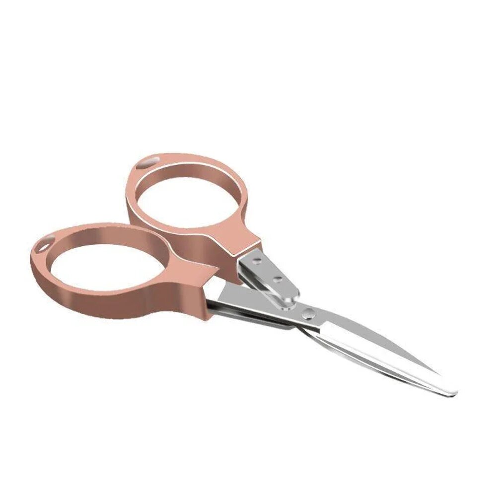 Ножницы складные Rose Gold из нержавеющей стали