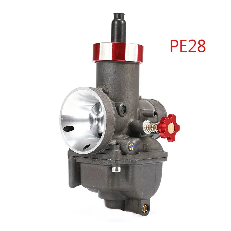 Карбюратор PE28 28 мм PE30 30 мм, карбюратор для карбюратора Keihin Honda CR80 CR80RB CR85 CR85R Kawasaki KSR 110 KX80 KX100 Красный, PE28